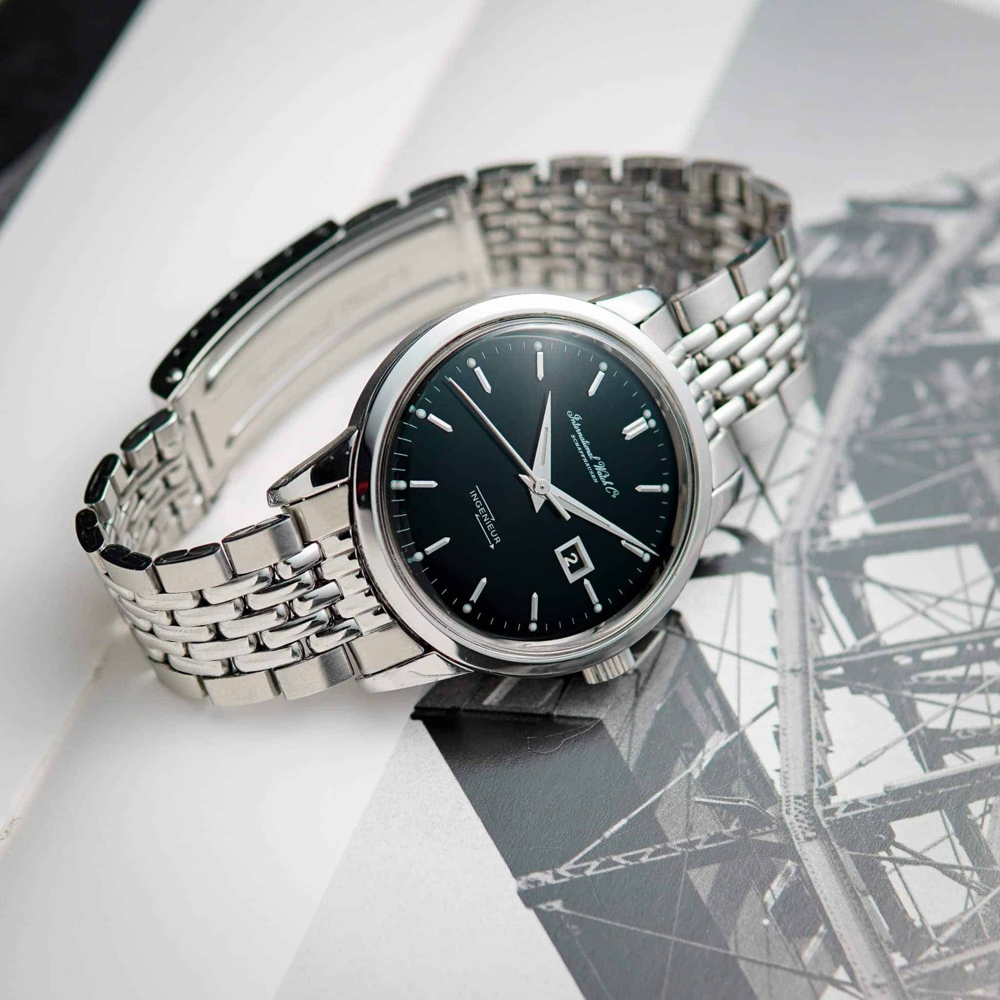 IWC Ingenieur SL Automatic IW3506 - Millimeterpapier Zifferblatt ...