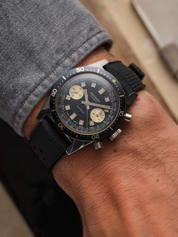 Wakmann Reverse Panda Skin Diver Chronograph – WATCHURBIA – The Vintage ...